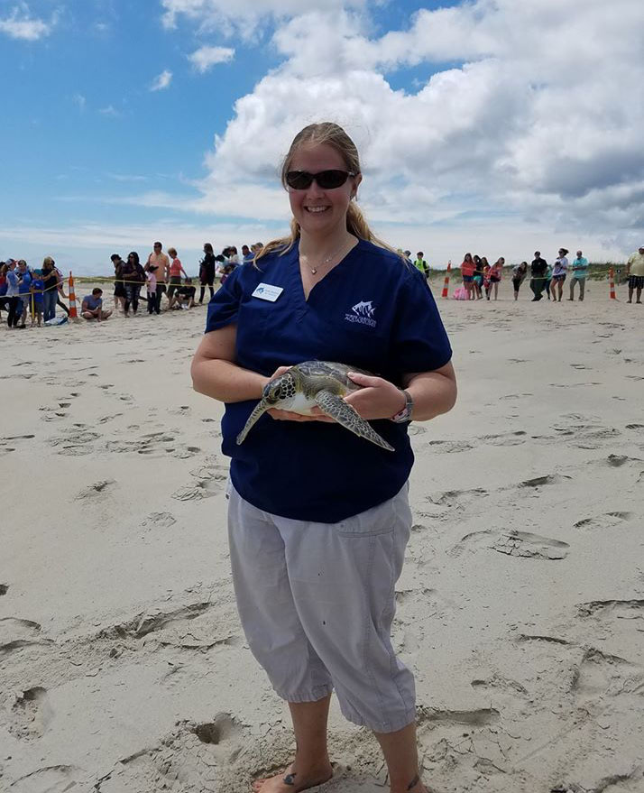 NC Aquariums Vet Team | Center for Marine Sciences and Technology (CMAST)